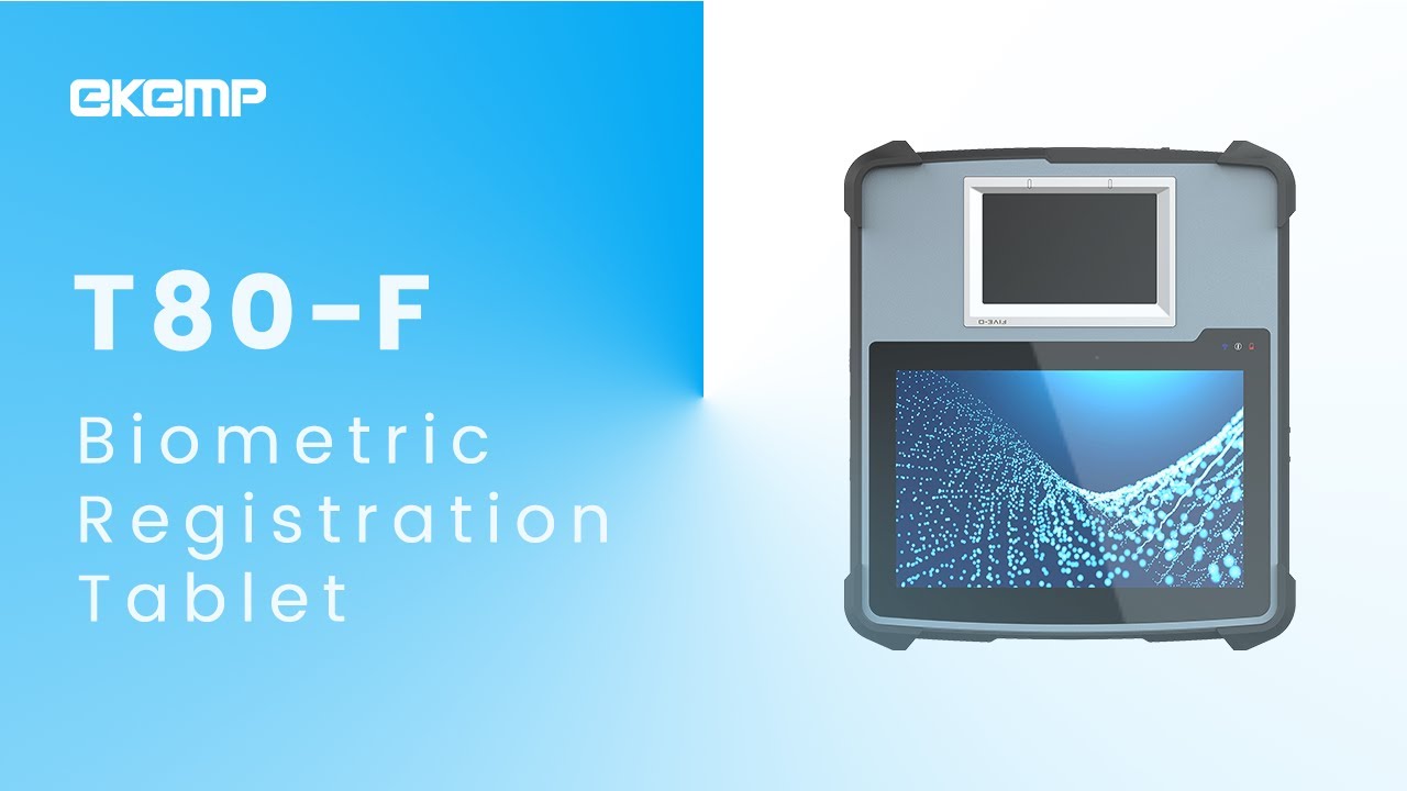 EKEMP Ultra Mobile Biometric Enrollment Tablet | All-In-One Identity Registration Solution - YouTube