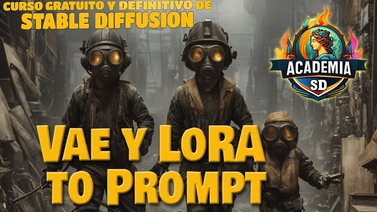 CURSO DE STABLE DIFFUSION - CAPÍTULO 3: VAE Y LORA TO PROMPT - YouTube