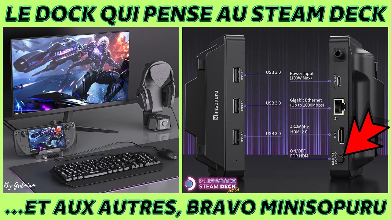 accessoires - puissance steamdeck