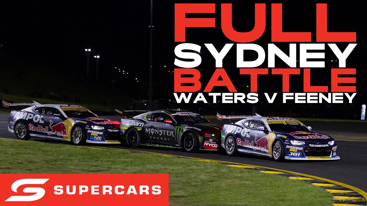 Full Cam Waters vs Broc Feeney Sydney Battle | 2025 Repco Supercars Championship - YouTube
