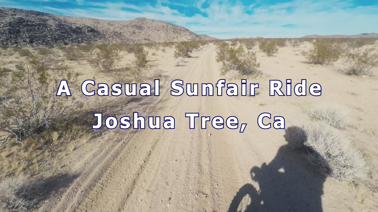Dual Sport Ride - Sunfair Dry Lake - Joshua Tree, CA - YouTube