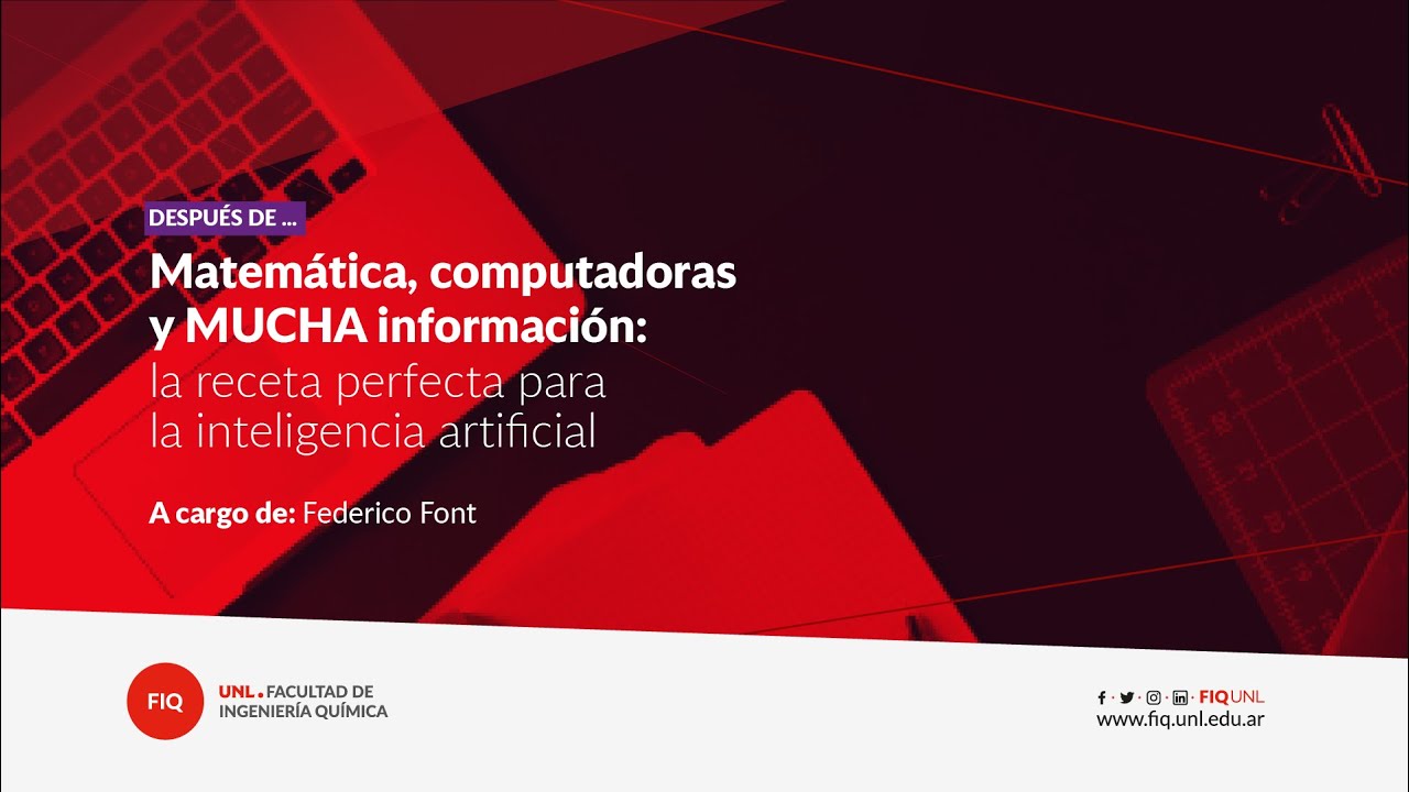 Charla: Matemática, computadoras y MUCHA información - YouTube