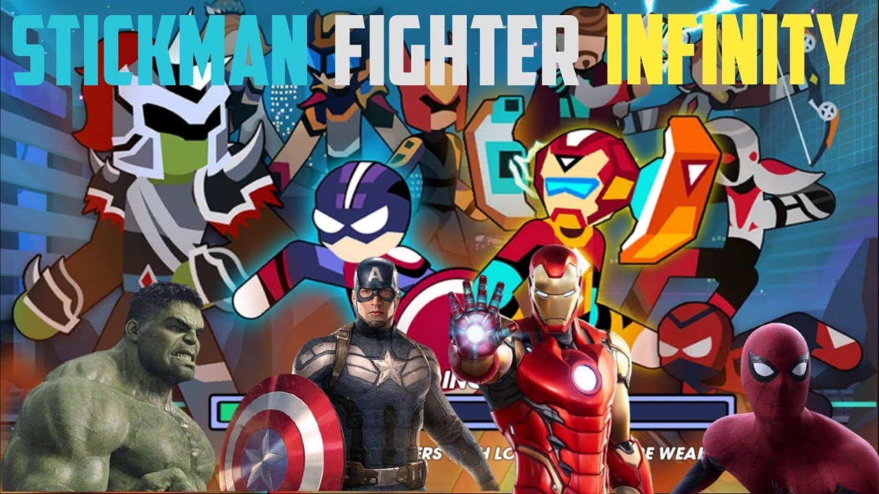 STICKMAN FIGHTER INFINITY-SUPER ACTION HEROES GAMEPLAY - YouTube