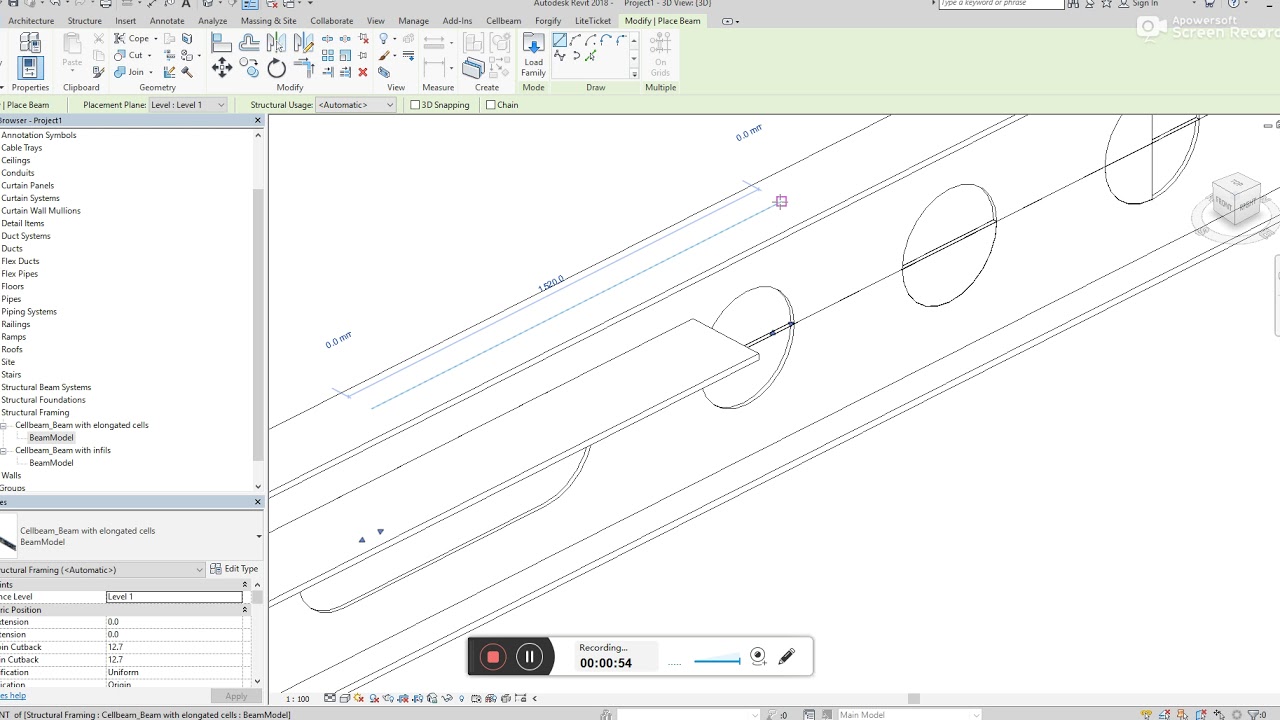 Cellbeam Revit link - YouTube