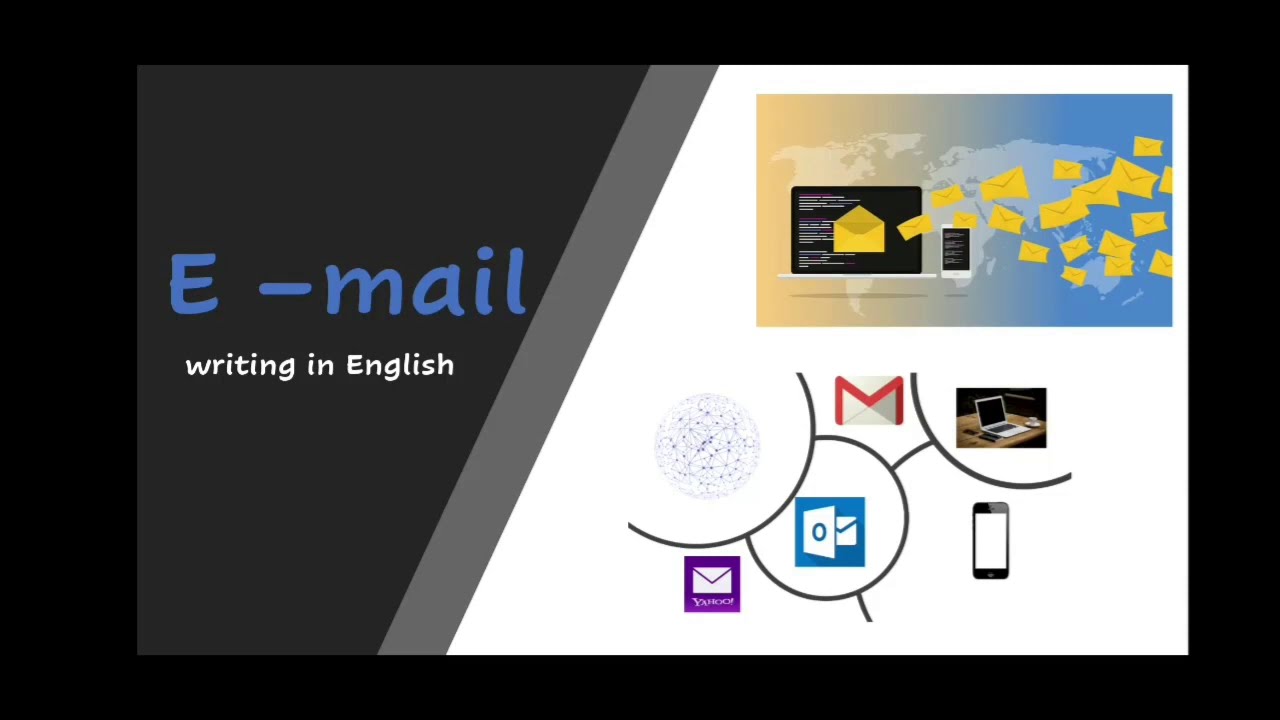 Email writing in English, explanation, format, examples - YouTube