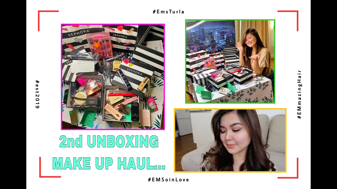 MAKE UP HAUL 2nd UNBOXING || MY STEP BY STEP MAKE UP ROUTINE || # ...