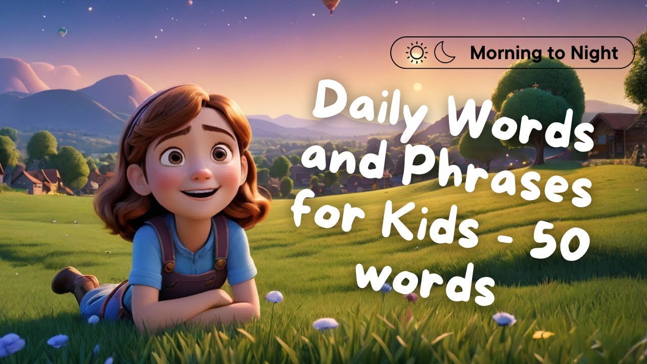 50 Common Words Kids Use Every Day | Easy Learning! - YouTube