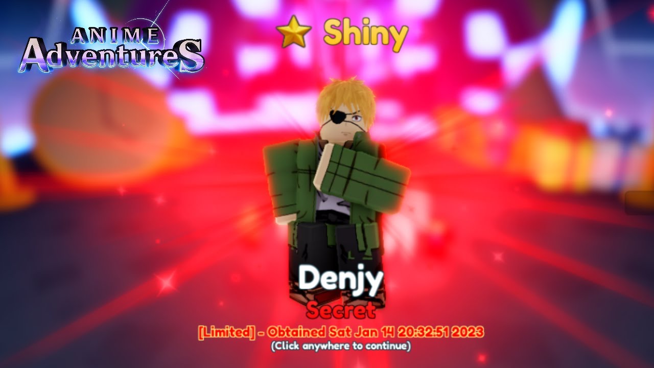 [NEW CODE] NEW EXCLUSIVE LIMITED SHINY SECRET DENJY (DENJI) SHOWCASE ...