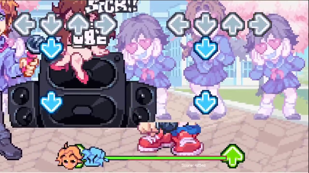 FRIDAY NIGHT FUNKIN' mod EVIL BOYFRIEND vs SENPAI! - YouTube