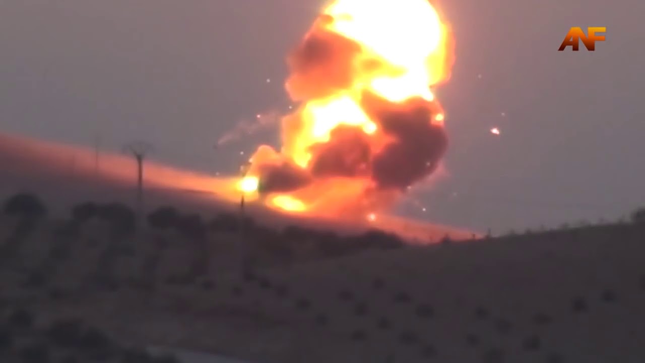 Türkei Armee MBT TANK, Altay Turkish tank destroyed by Kurdish Fighters ...