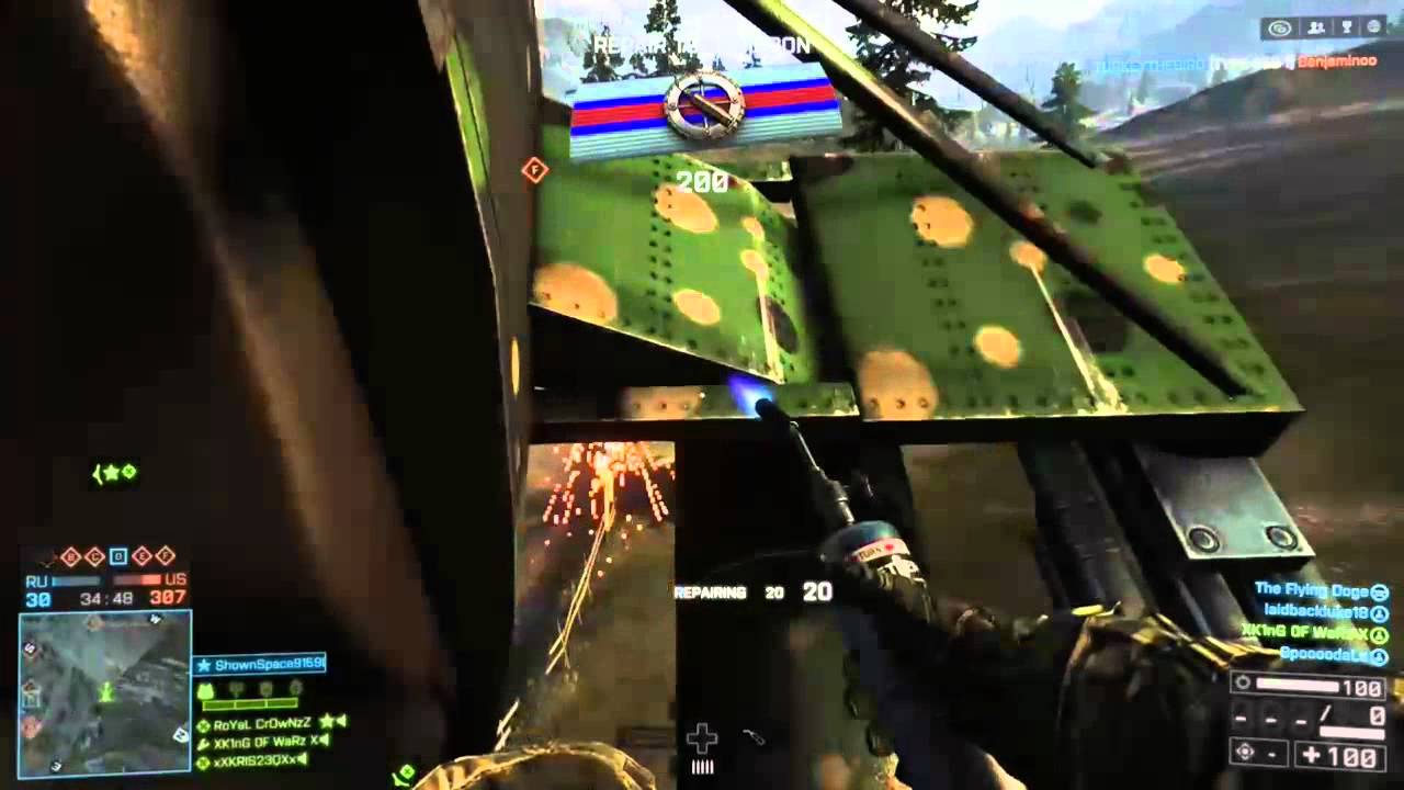 bf4 engineer how to lvl up fast - YouTube