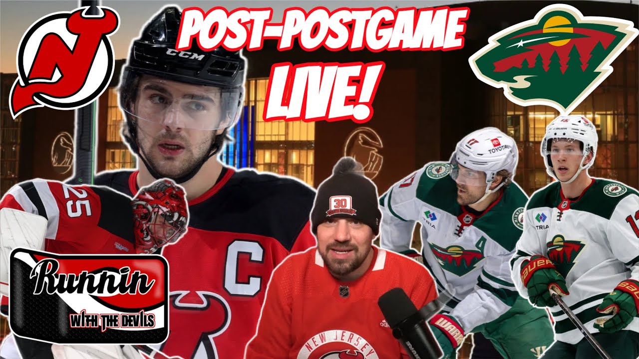 NJ Devils vs. Minnesota Wild Post-Postgame LIVE! 3/21/25 - YouTube