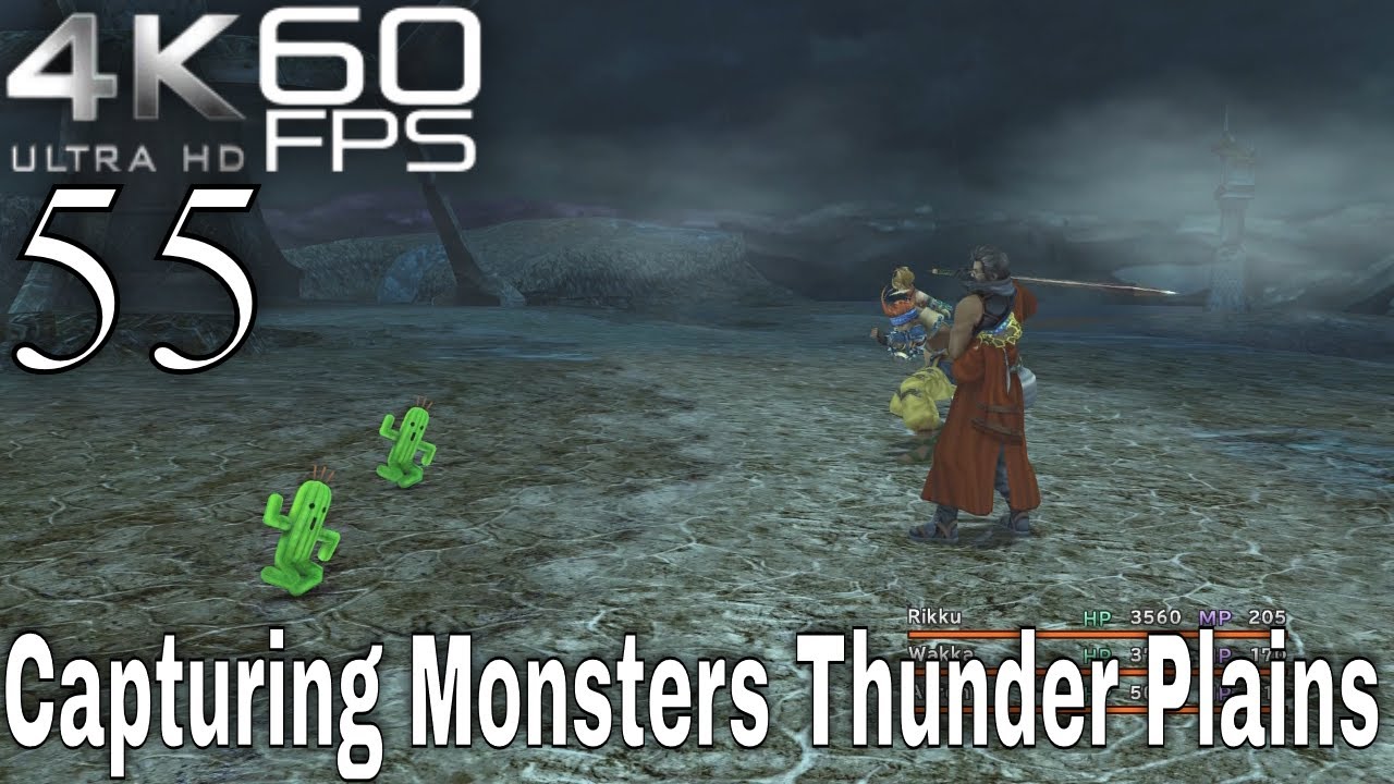 Final Fantasy X HD Remaster Part 55 Capturing Monsters Thunder Plains ...