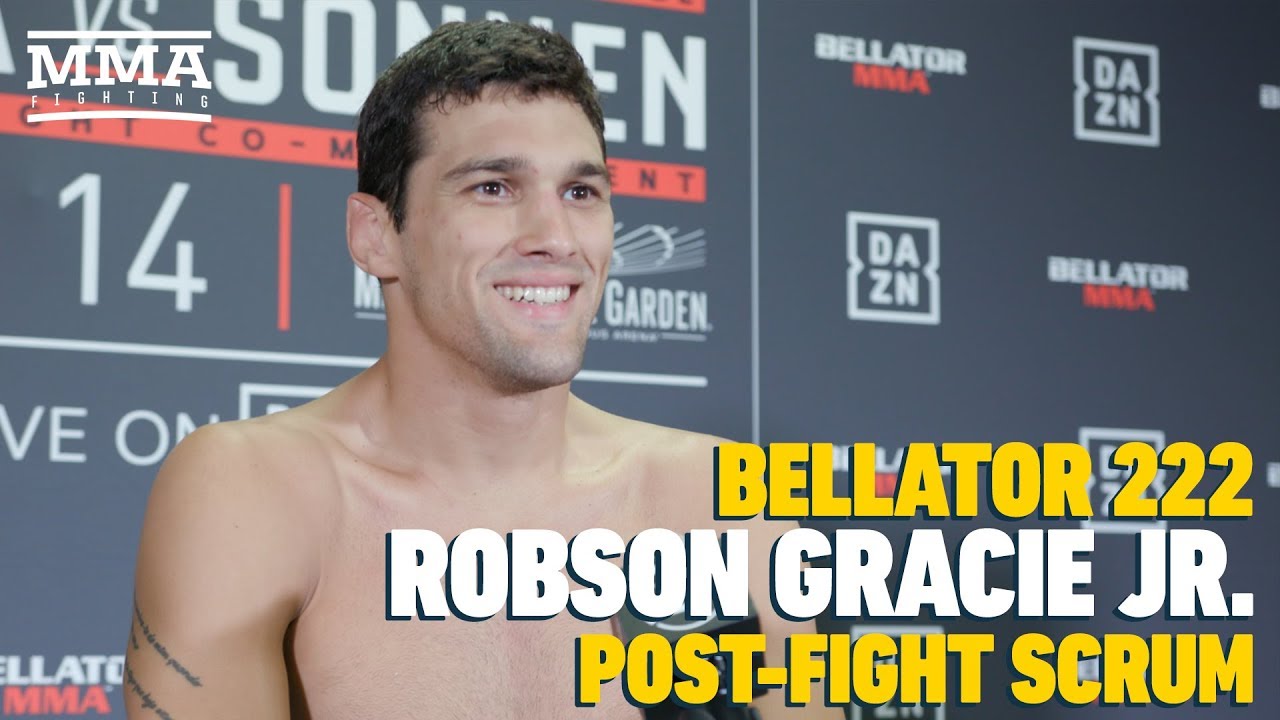 Robson Gracie Jr. Talks About Bringing 'Gracie Spirit' to Bellator 222 ...