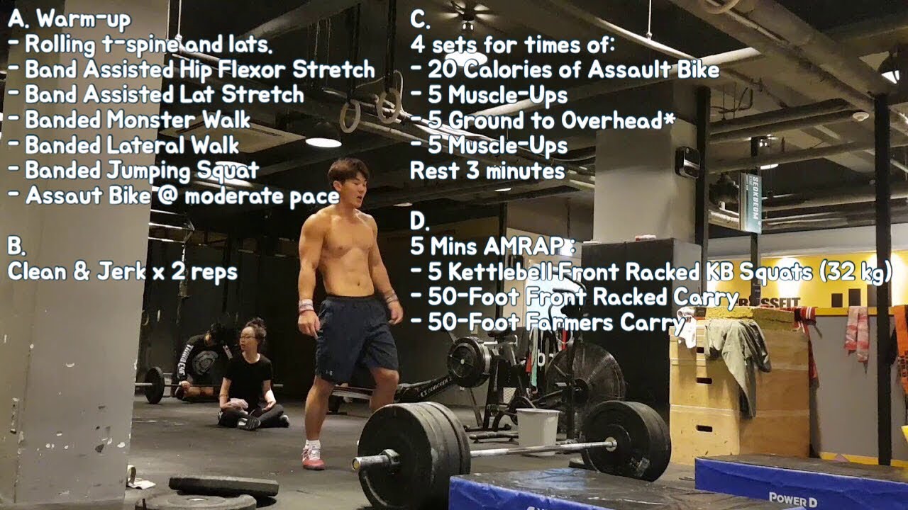 [190102 Steven CrossFit Training] 01/02 Invictus - Competition Program ...