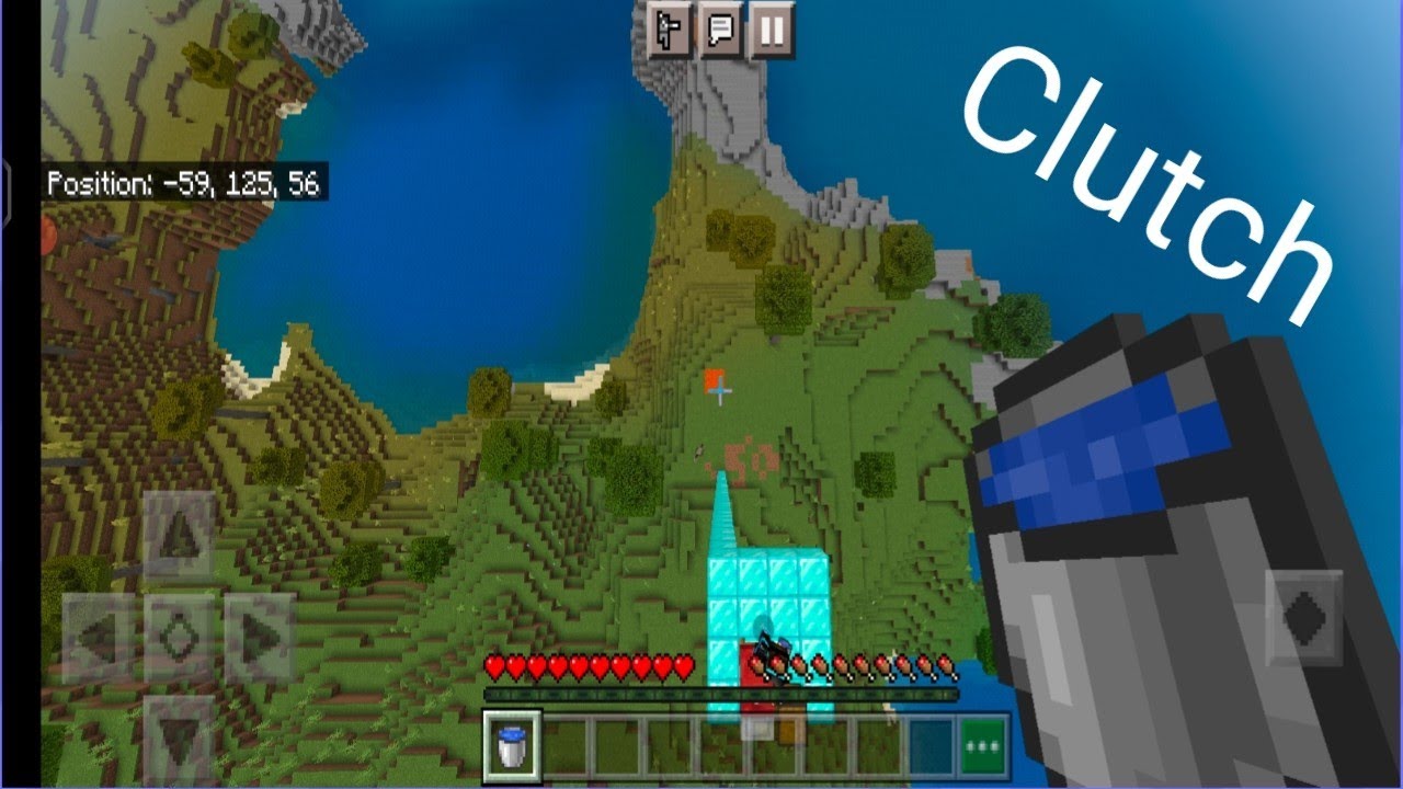 Playing Minecraft Clutch Challenge With My Friend - YouTube