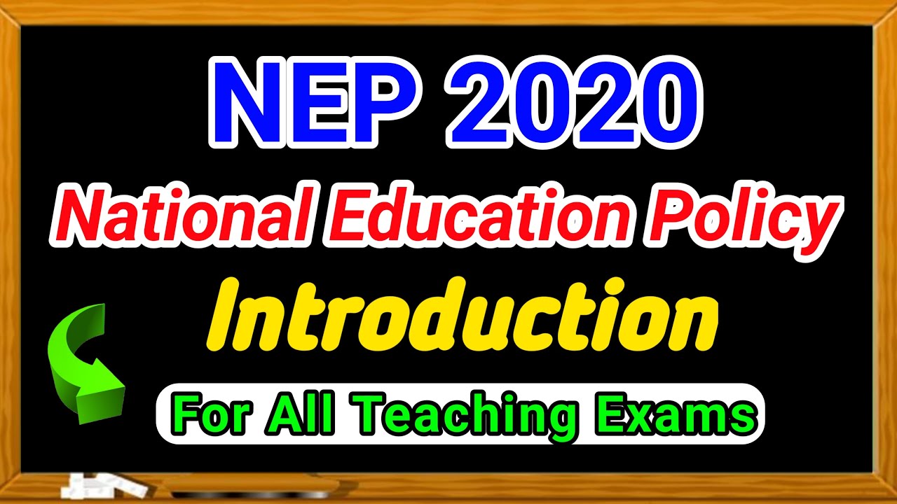 Introduction to National Education Policy | NEP 2020 - YouTube