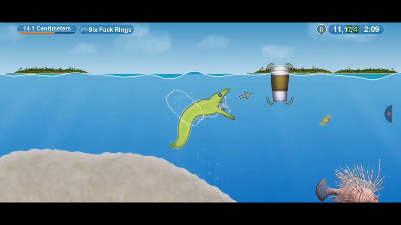 Unlocking the Moray Eel skin in Tasty Planet Forever - YouTube