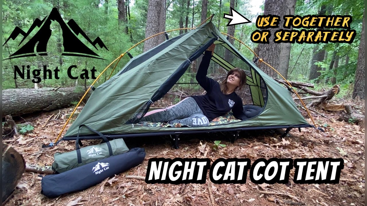 Nightcat Cot Tent | Setup and Usage | Can be Used Separately or ...