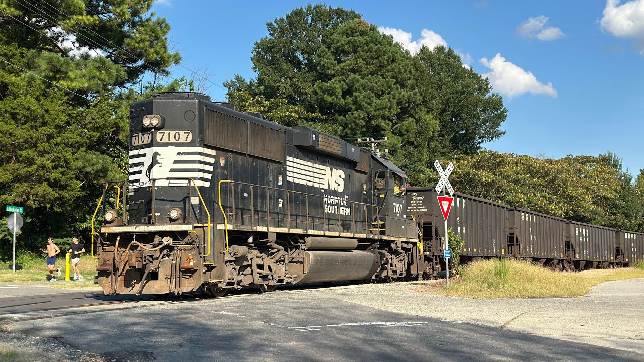Branch Line Railroading at its Finest! NS P07 in Carrboro, NC - YouTube