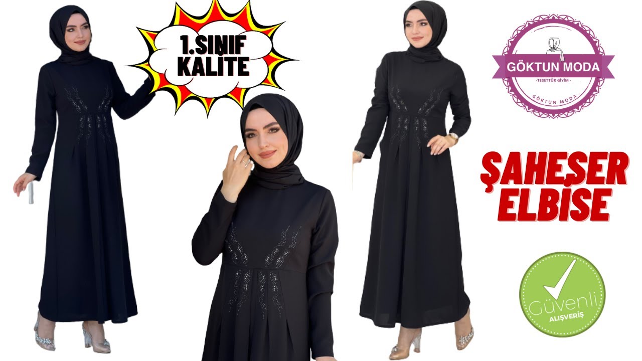 ÖZEL TASARIM ŞAHESER ELBİSE-tesettür giyim elbise modelleri-TESETTÜR ...