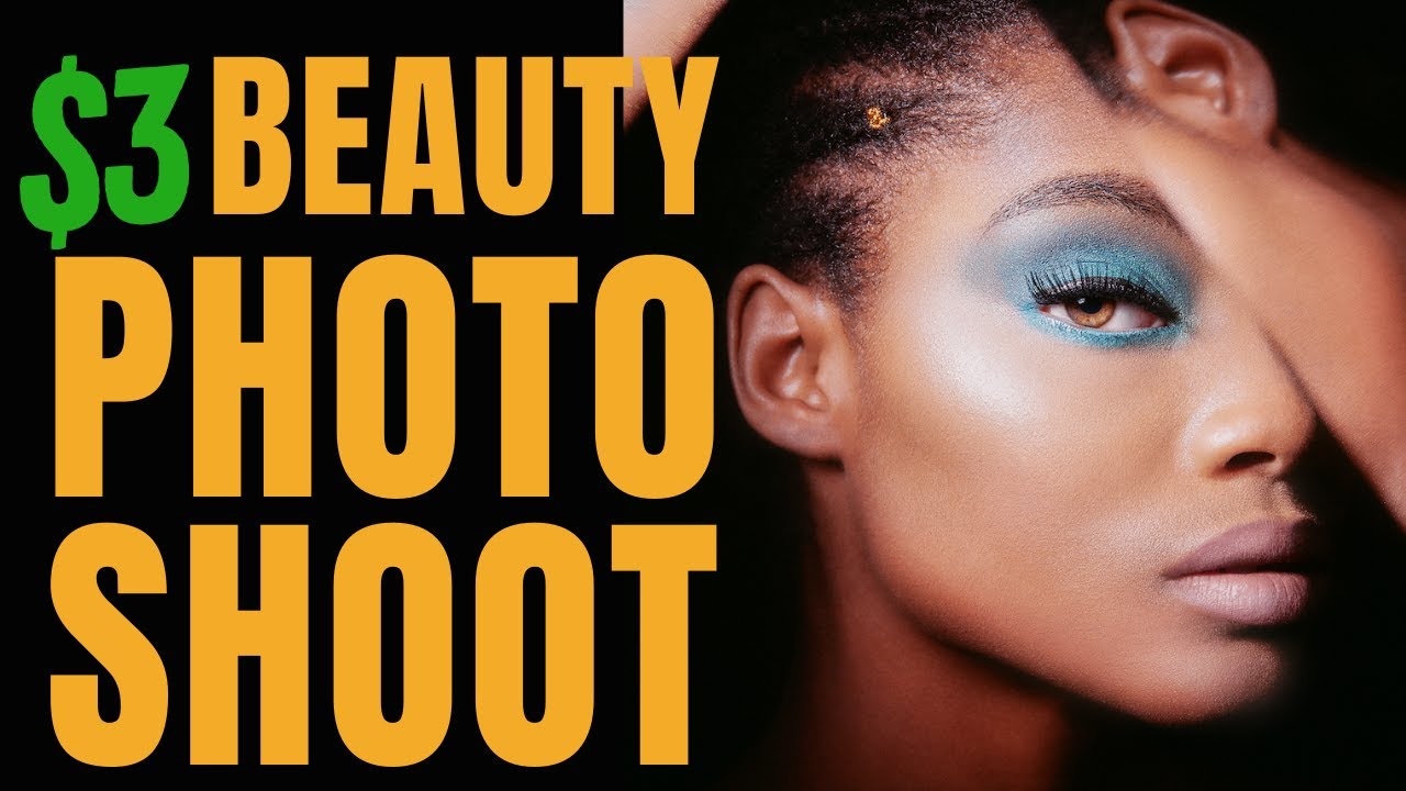 Makeup Photoshoot with a $3 Prop Budget - Step by Step - YouTube