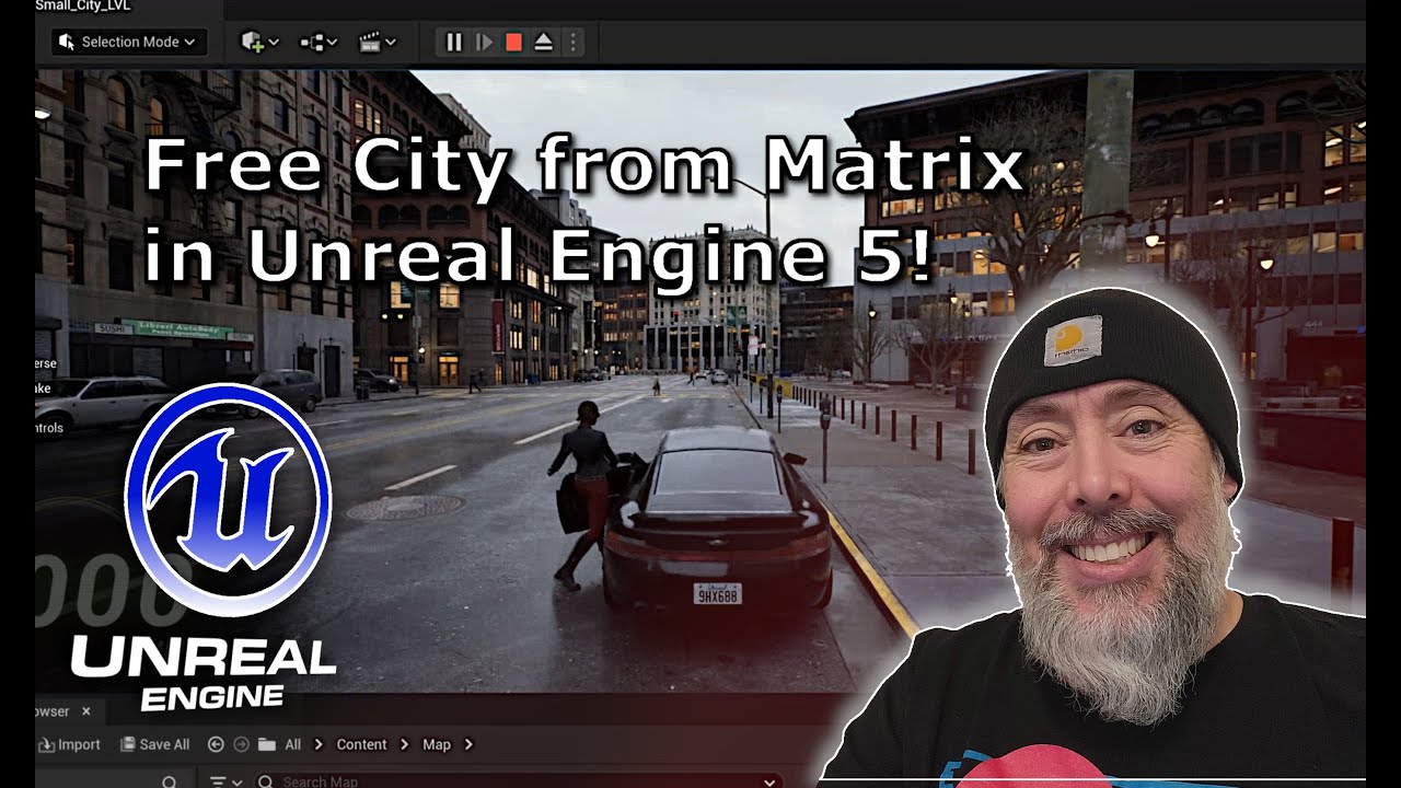 How to Download the Matrix City Sample Demo in Unreal Engine 5.3 with ...