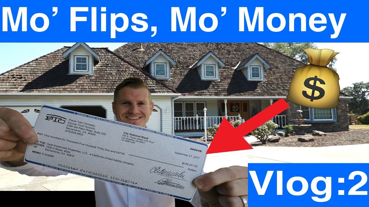 COLLECTING A 6 FIGURE CHECK AND GETTING A NEW FLIP FROM A HOMEVESTORS ...
