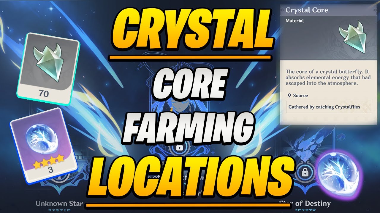 Farming Location and Route for Crystal Core Guide! Condensed Resin ...