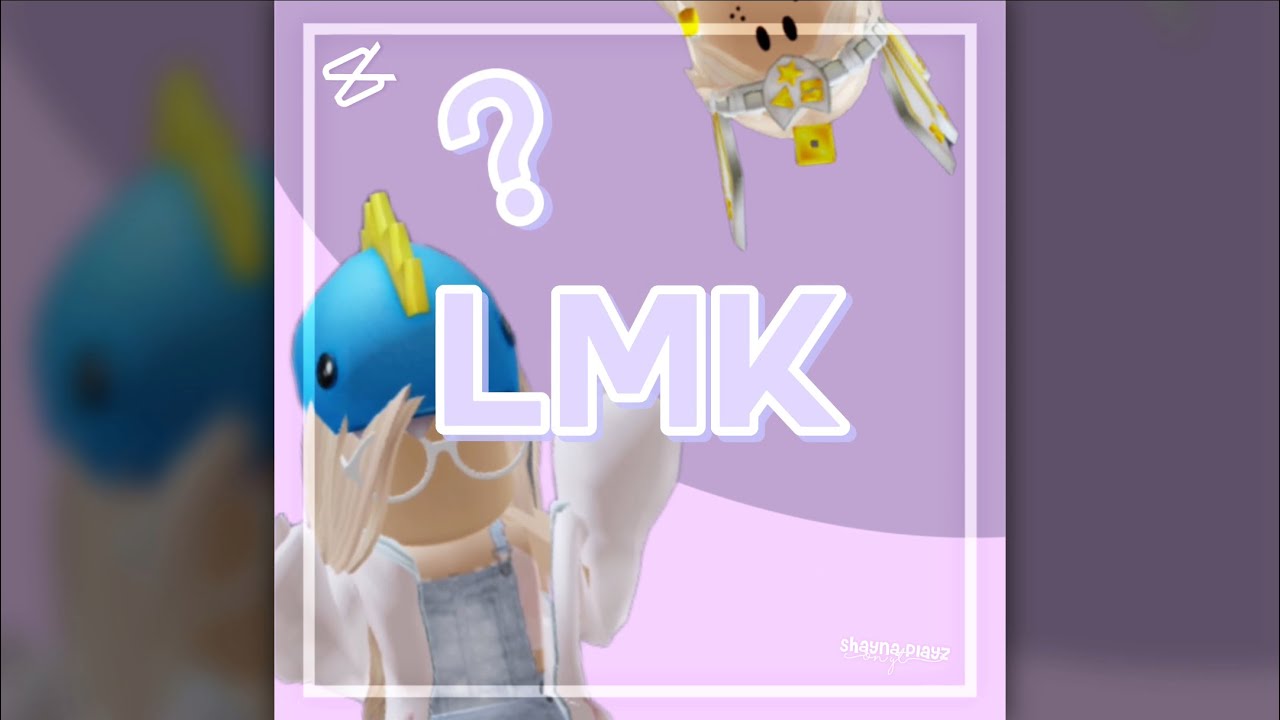 LMK I’m So Confused || Roblox Candy Style Edit - YouTube