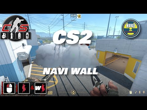 CS2 - Smoke Nuke Navi wall from T Spawn (one spot) - YouTube