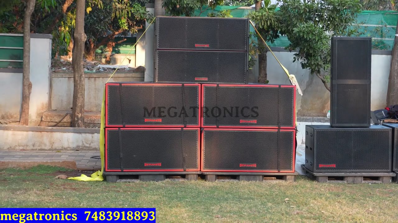 Dynamite New Launch 18" Speaker 2 Top 4 Bass Demo DJ Sound System Dj ...