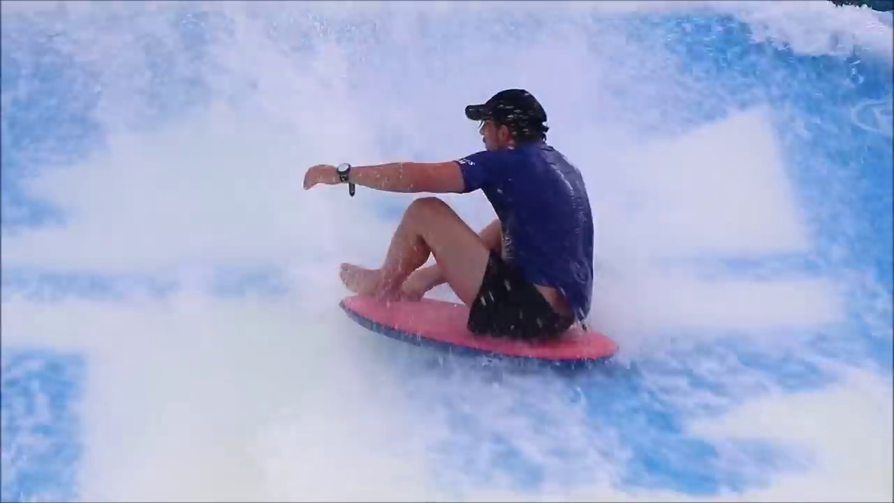 Surfing On The Flowrider On Liberty Of The Seas - YouTube