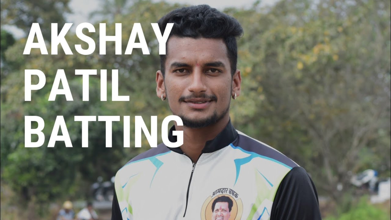 Akshay Patil Monya- Fabulous Batting in Wagheshwari Dhokwade Tennis ...