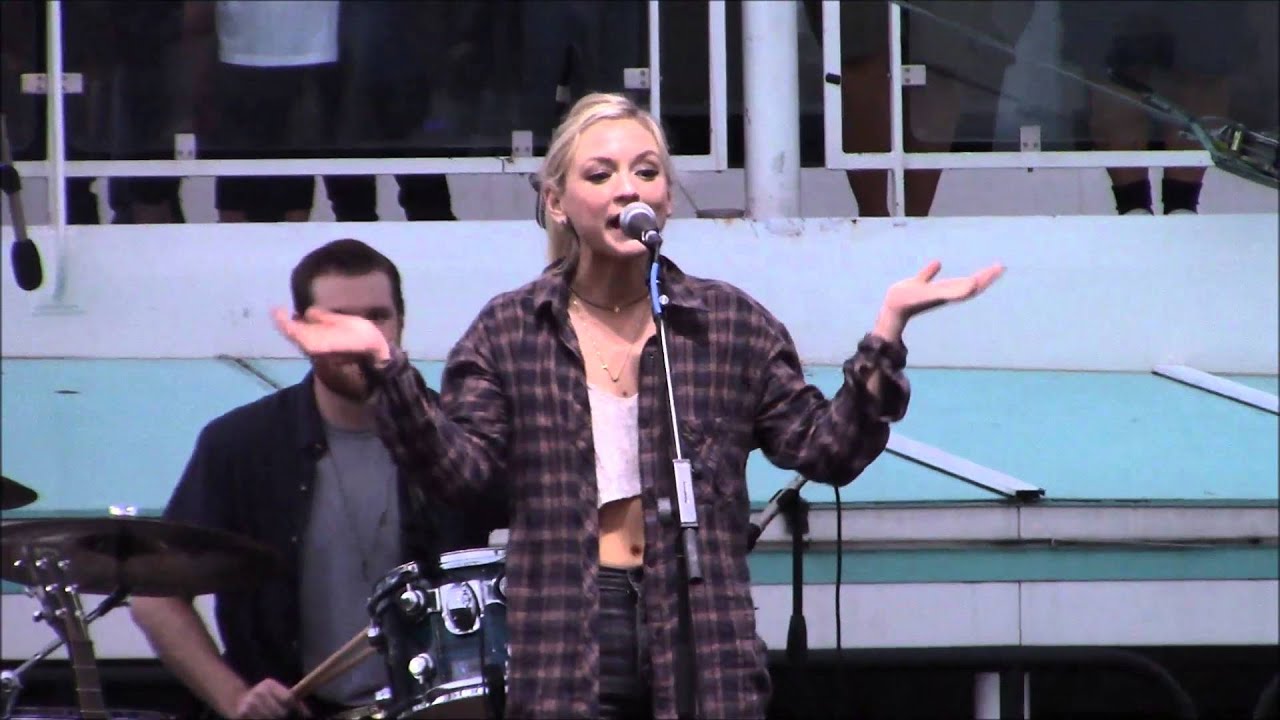 Emily Kinney Singing A Song From Her Album Walker Stalker Cruise 2016 ...
