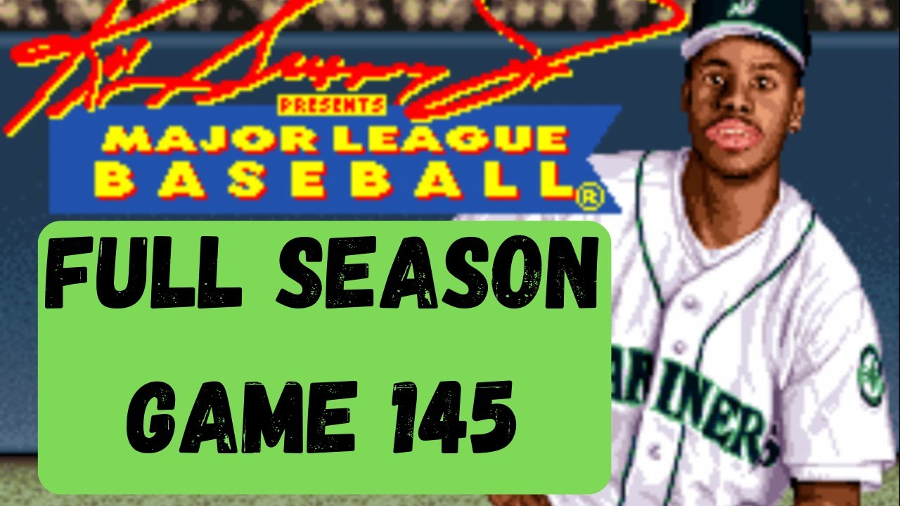 Ken Griffey Jr Presents } MLB | SNES | Full Season | Game 145 of 162 ...