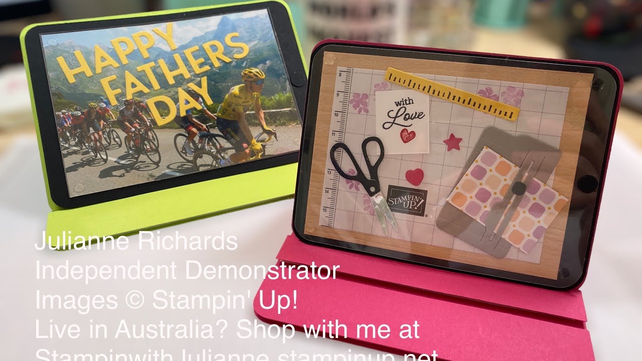 Novelty Tablet Easel Card for YouTube fans - YouTube