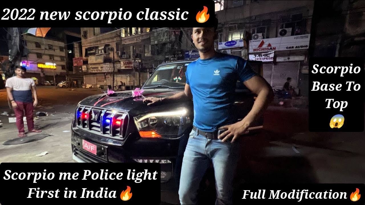 New Scorpio modified | 2022 Scorpio top model modification | Scorpio ...