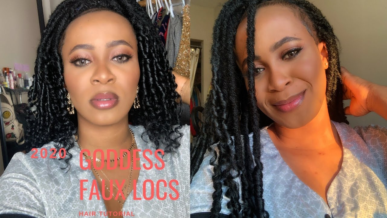 HOW TO: Goddess Faux Locs Crotchet Method - YouTube