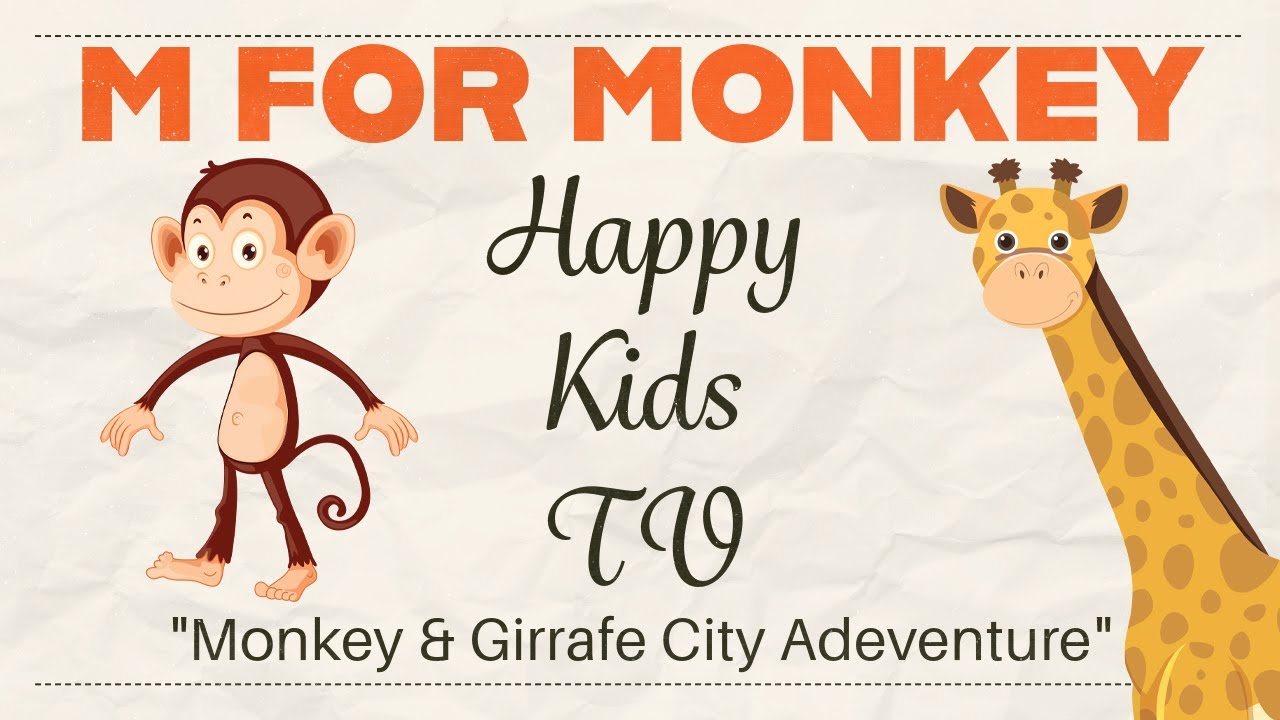 M FOR MONKEY I Kids Rhymes & Kids song I Happy Kids TV - YouTube