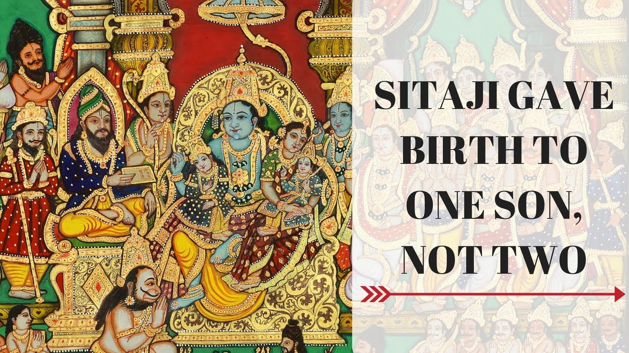 Sita ji gave birth to only one son, not two | Hindu Mythology | Oracle ...