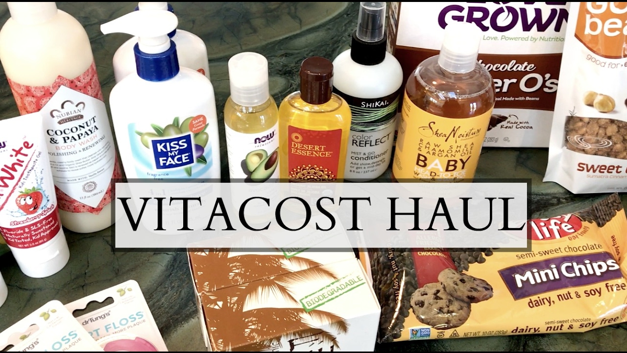 Vitacost Haul: Healthy Shopping on a Budget! | Summer Saldana - YouTube