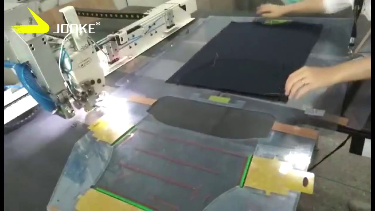 Kangaroo Pocket + zip Template Sewing Machine - YouTube