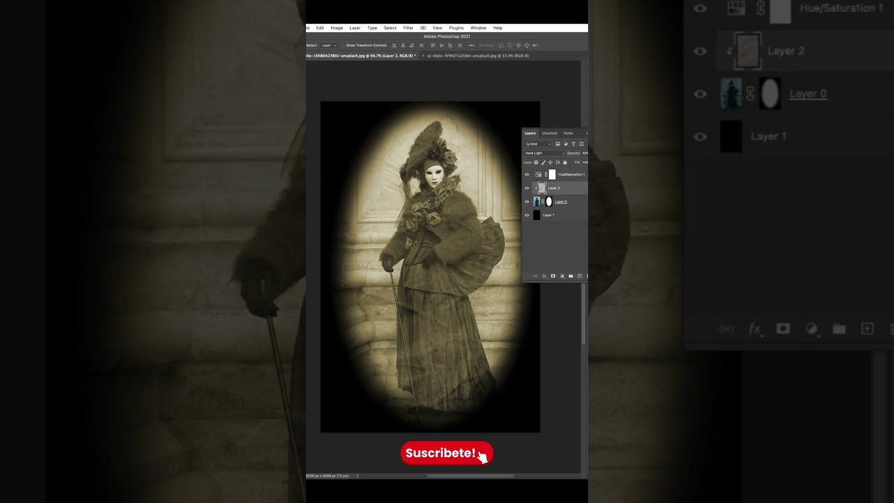 DESVANECER BORDES EN ADOBE PHOTOSHOP | ADOBE PHOTOSHOP TUTORIAL #short ...