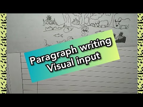 Paragraph writing with visual input - YouTube