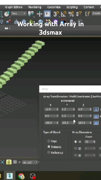 Creating Prop using Array in 3dsmax | How to Model #3d #tutorial #3dsmax - YouTube