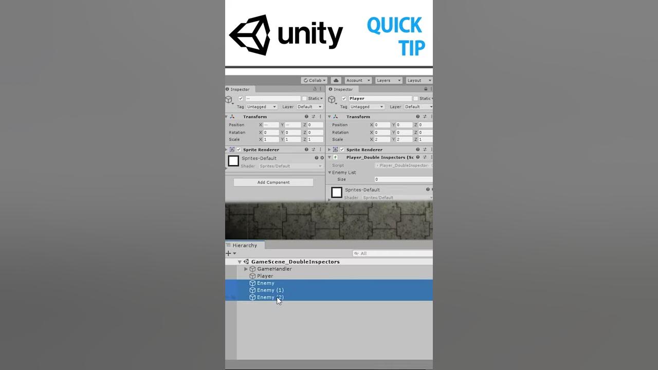 Unity Tip: Inspector Multi-tips! (Double, Lock, Debug) #shorts #unity #gamedev - YouTube
