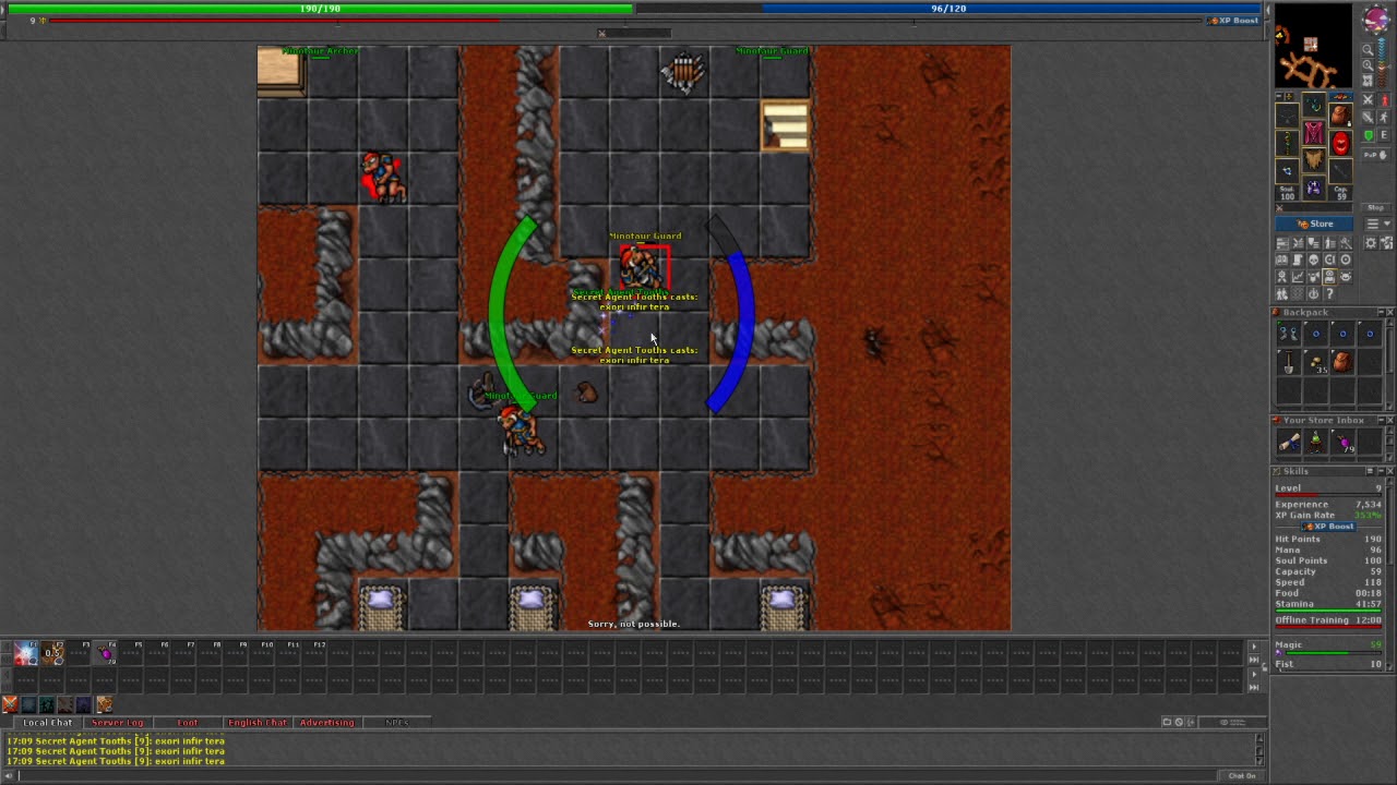 Tibia - Druid Level 8 to 100 Series (Episode 1, The Beginning) - YouTube