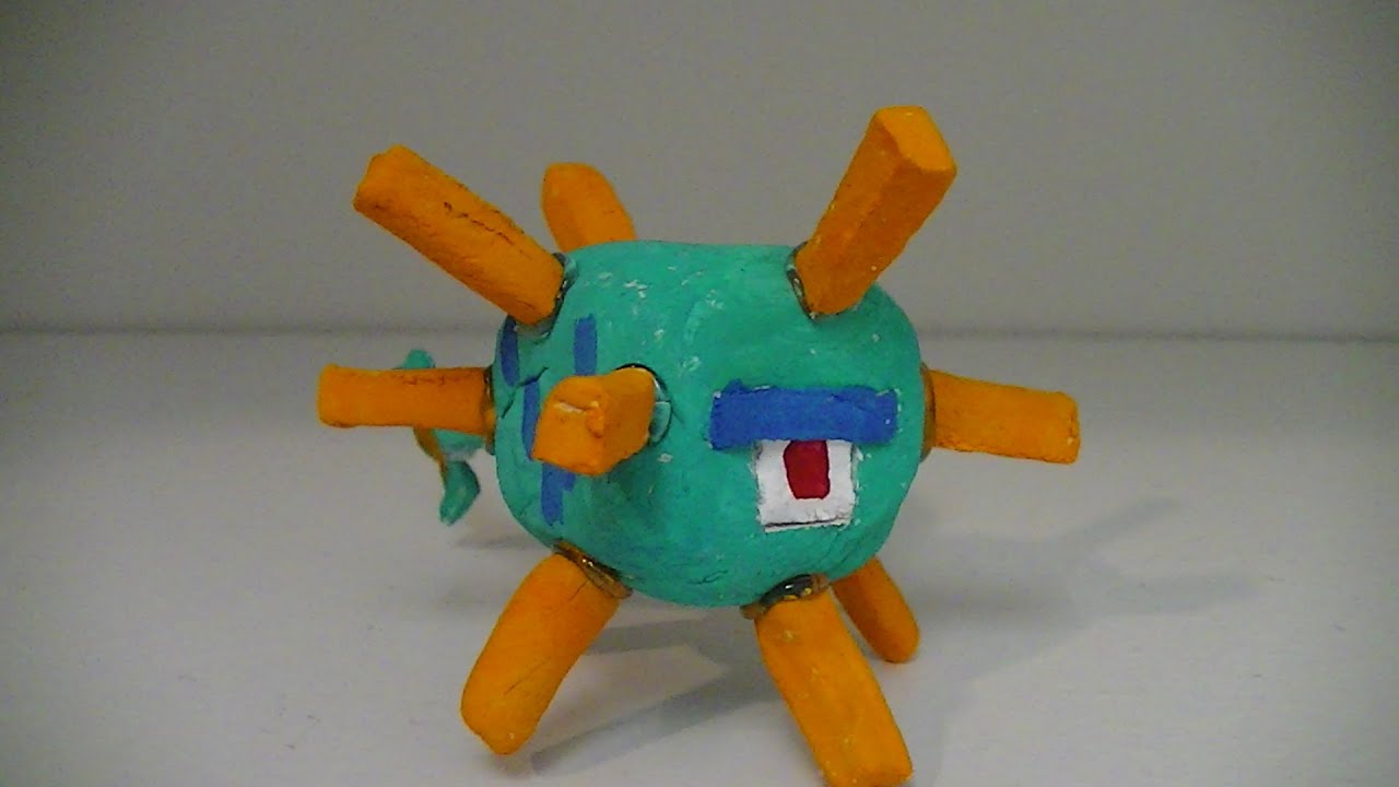 Guardian Clay Sculpture - Minecraft - YouTube