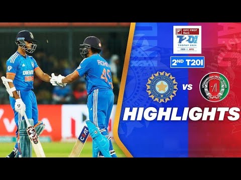 India afghanistan 3rd t20 highlights | t20 | india vs afghanistan 3rd ...
